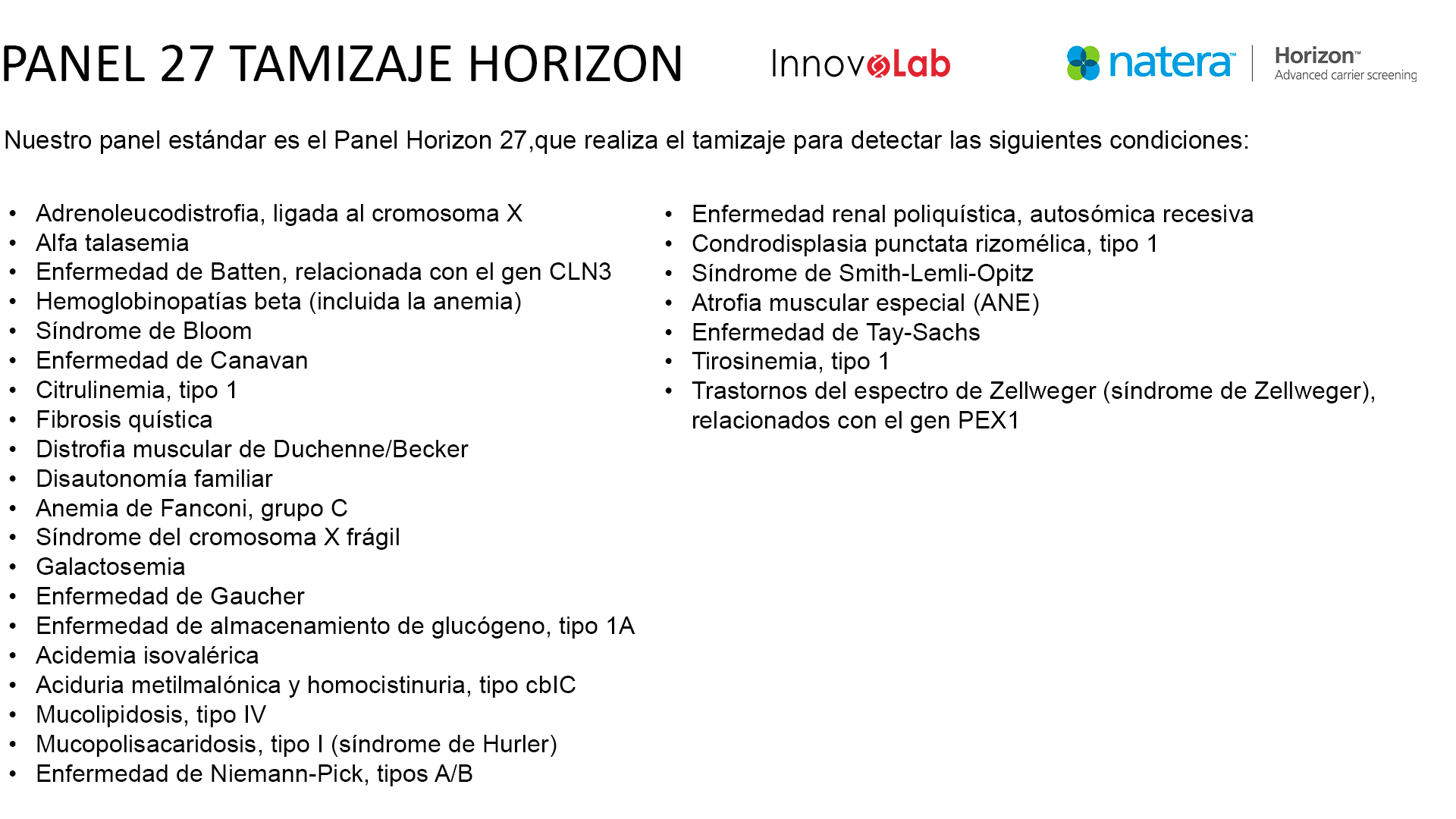 Perfil Genético - Innovolab - Laboratorio Clínico - Región de Los Lagos